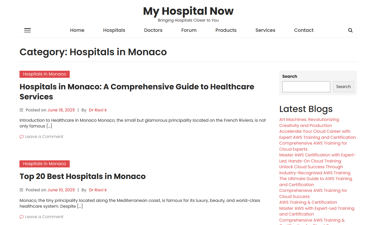 A Comprehensive Guide to Hospitals in Monaco | MyHospitalNow - Best Eye ...