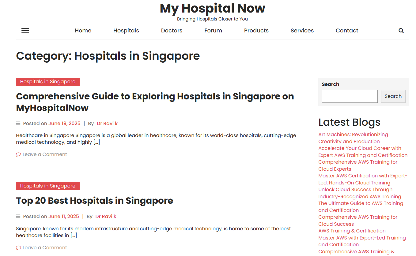 A Comprehensive Guide to Hospitals in Singapore | MyHospitalNow - Best ...