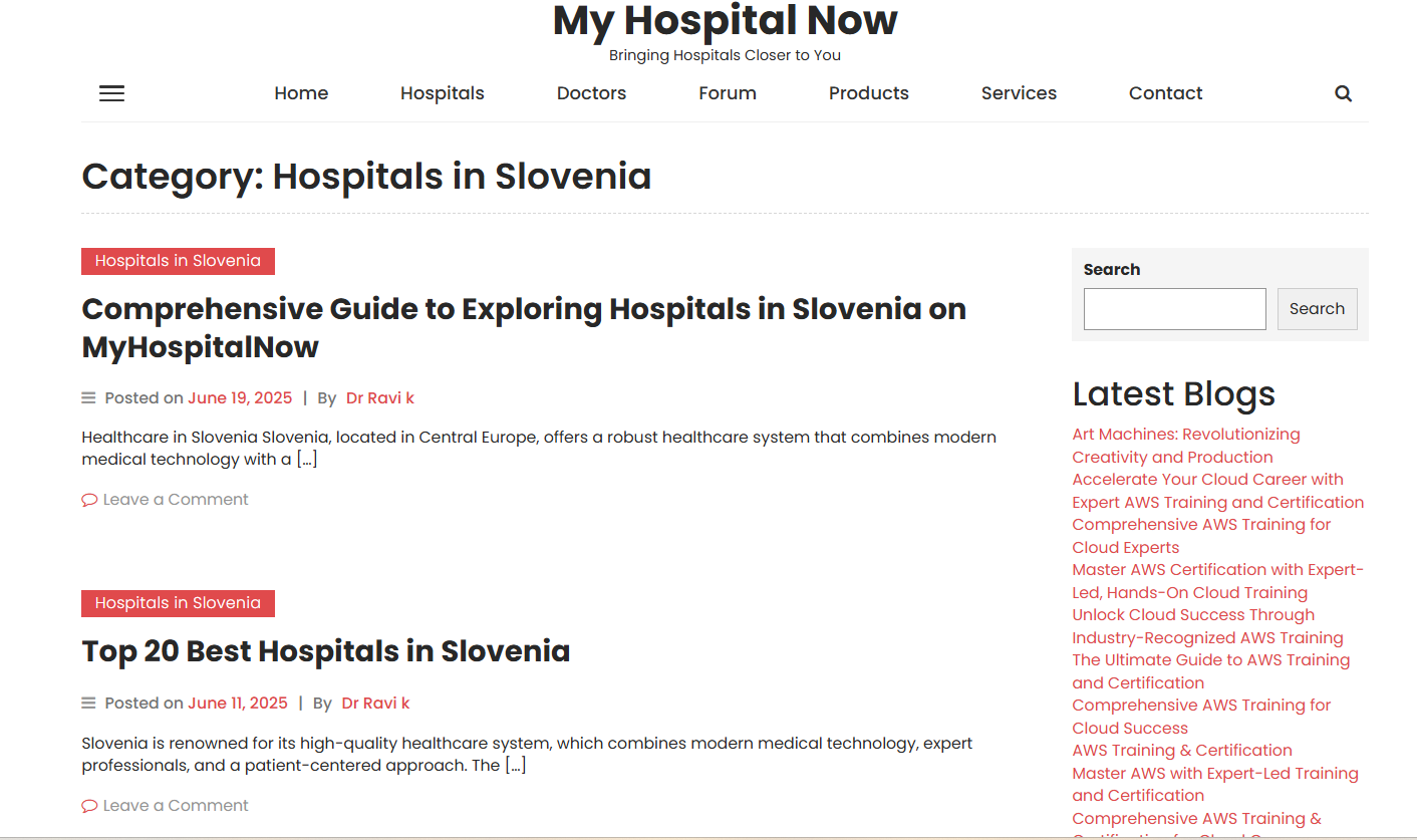 A Comprehensive Guide to Hospitals in Slovenia | MyHospitalNow - Best ...