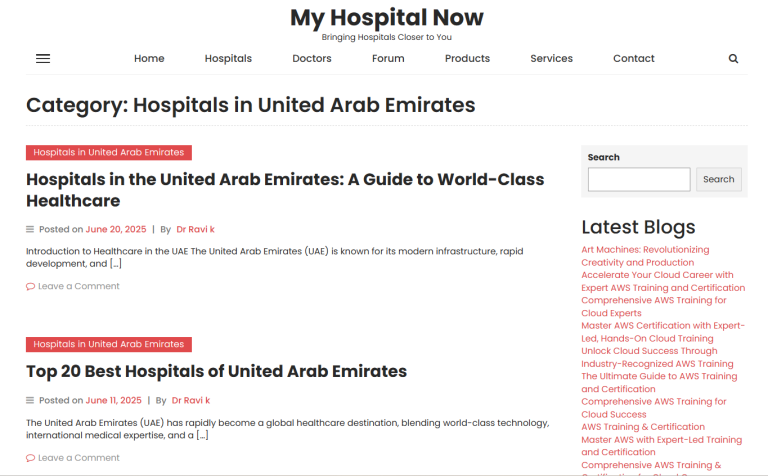 A Comprehensive Guide to Hospitals in United Arab Emirates ...