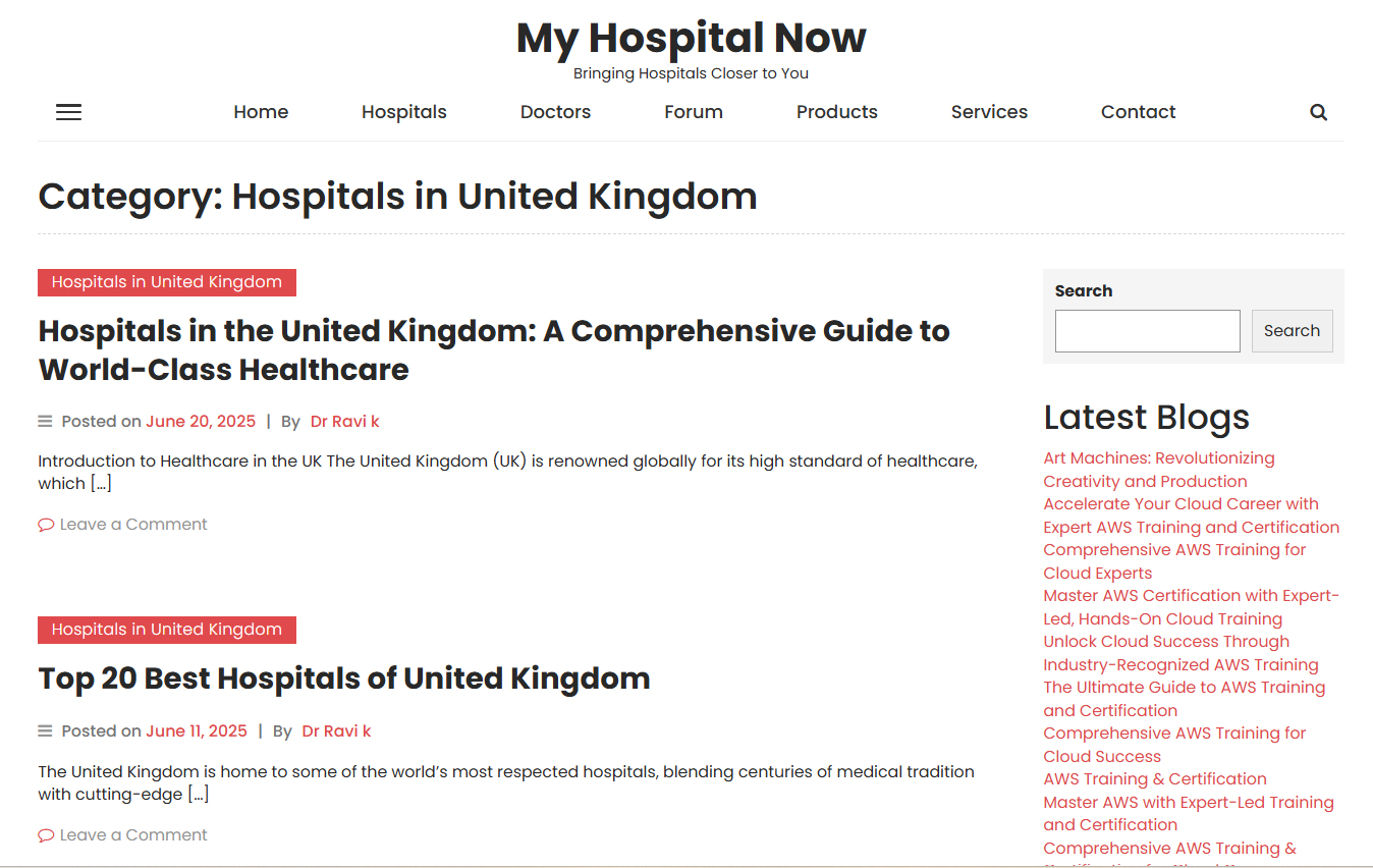 A Comprehensive Guide to Hospitals in United Kingdom | MyHospitalNow ...