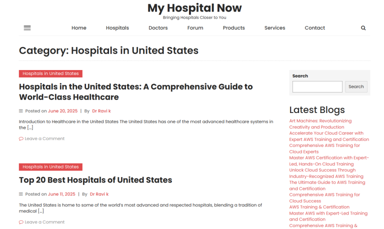 A Comprehensive Guide to Hospitals in United States | MyHospitalNow ...