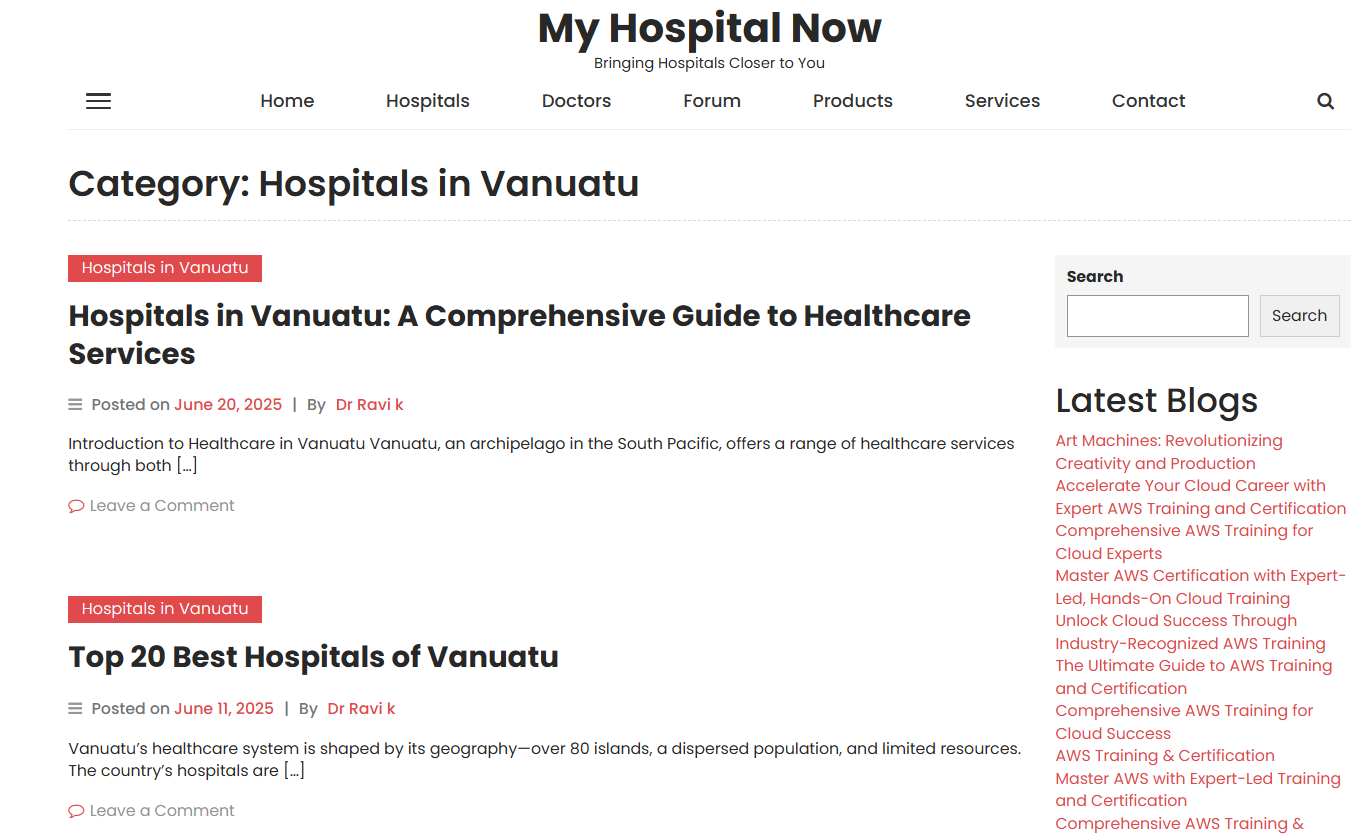 A Comprehensive Guide to Hospitals in Vanuatu | MyHospitalNow - Best ...