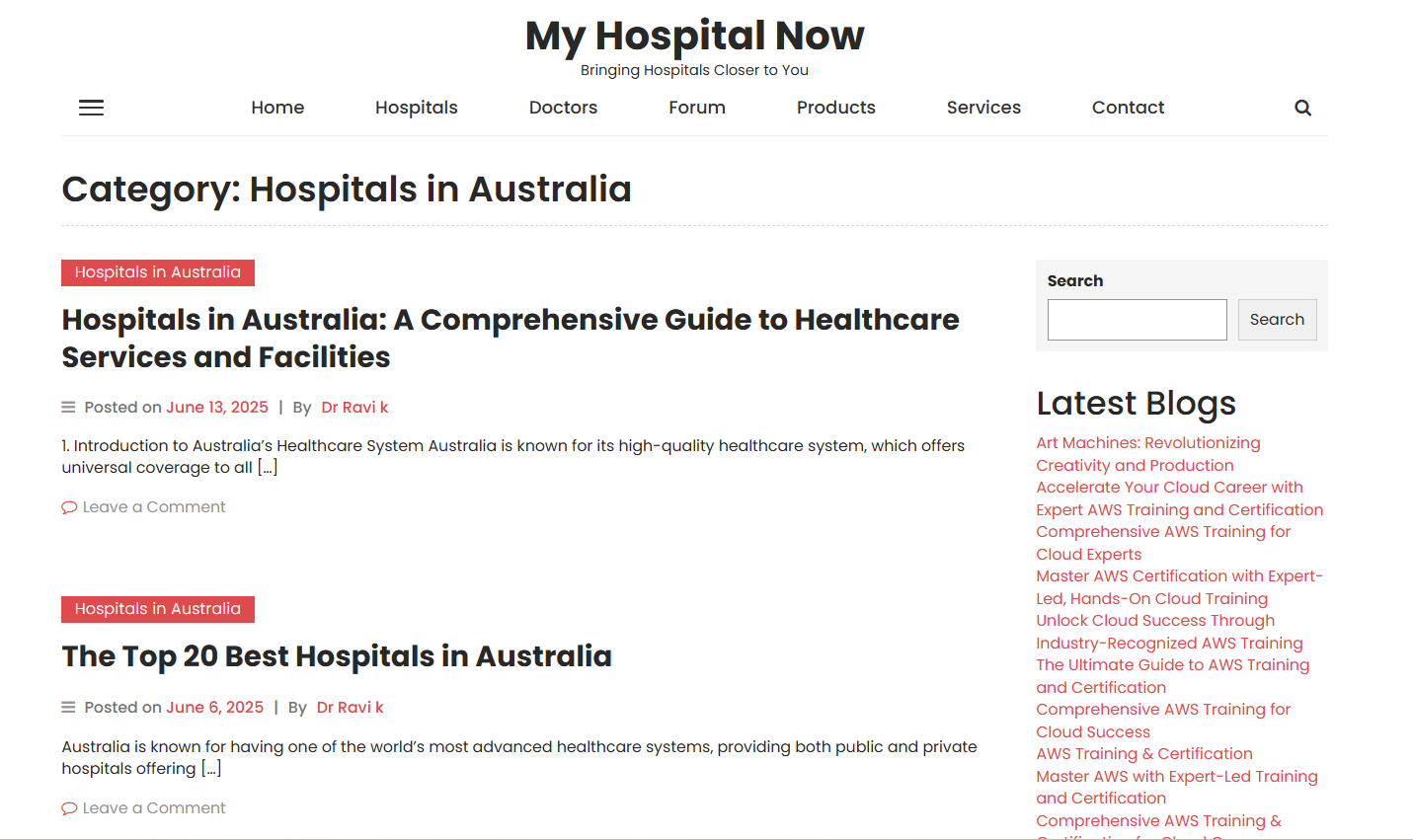 A Comprehensive Guide to Hospitals in Australia | MyHospitalNow - Best ...