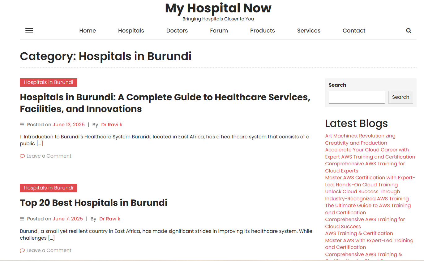 A Comprehensive Guide to Hospitals in Burundi | MyHospitalNow - Best ...