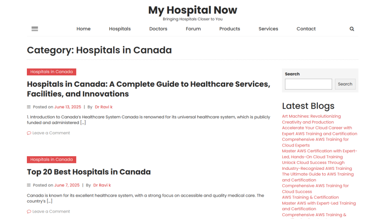 A Comprehensive Guide to Hospitals in Canada | MyHospitalNow - Best Eye ...