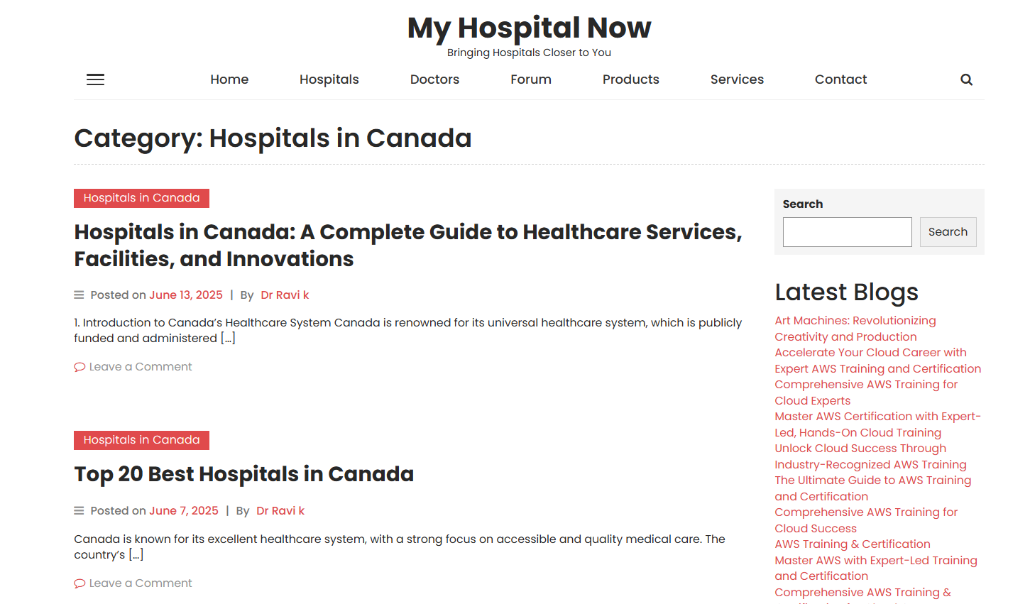 A Comprehensive Guide to Hospitals in Canada | MyHospitalNow - Best Eye ...
